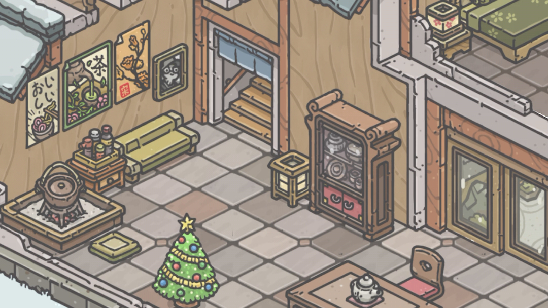 月兔给莫卡送圣诞礼物,麋鹿还调侃莫卡是stubborn turtle 哈哈哈哈