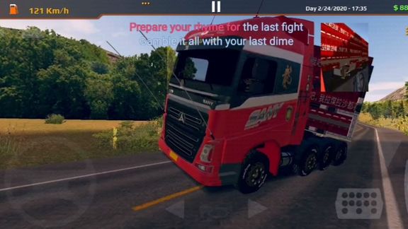 世界卡车模拟器:抵达目的地,看封面我是不是又要翻车了