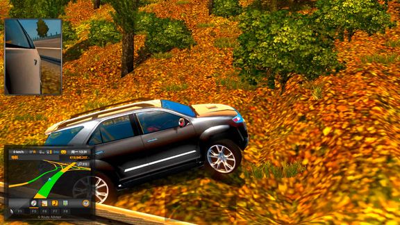 欧洲卡车模拟2:是不是买了一个假的丰田,这个山坡都上不去