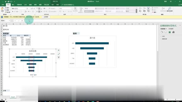 陈世杰Excel完整版:第76讲,漏斗图的认识和应用
