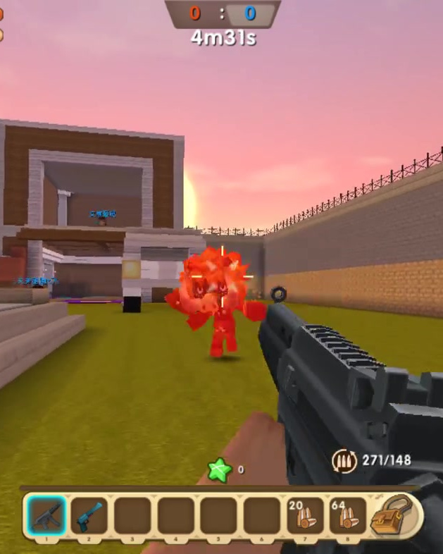 迷你世界 变身野人杀小伙伴