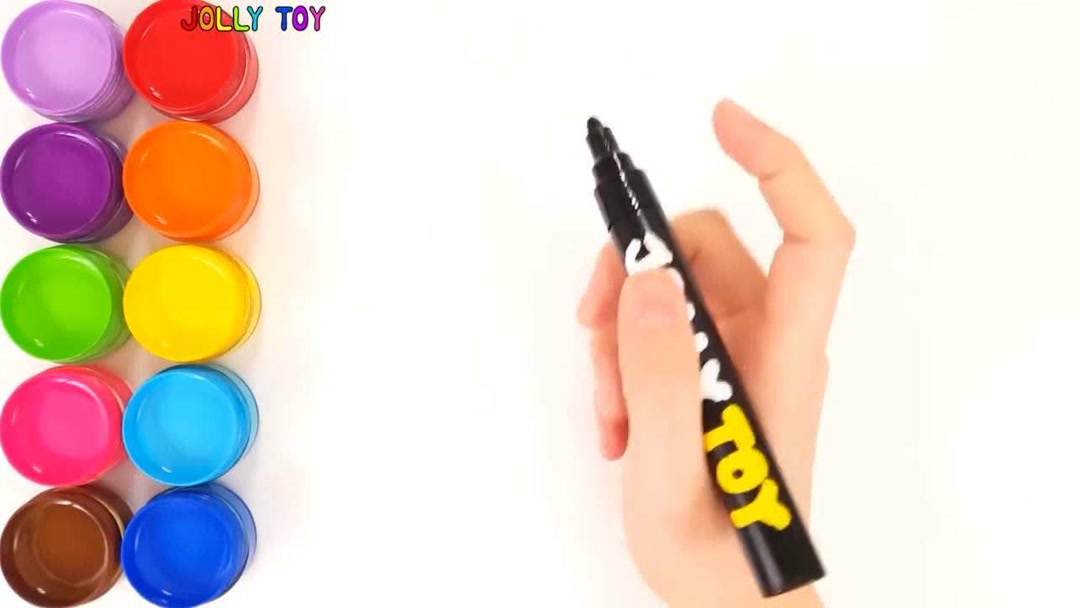 如何绘画彩色的五角星,儿童创意简笔画教程