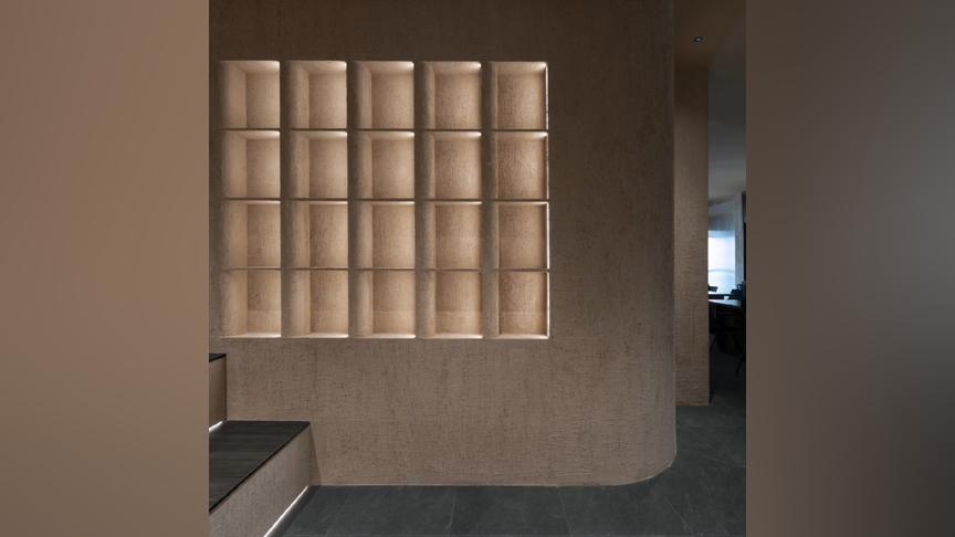 设计师办公室装修竣工实景照片#室内设计 #侘寂 #民宿风 #极简