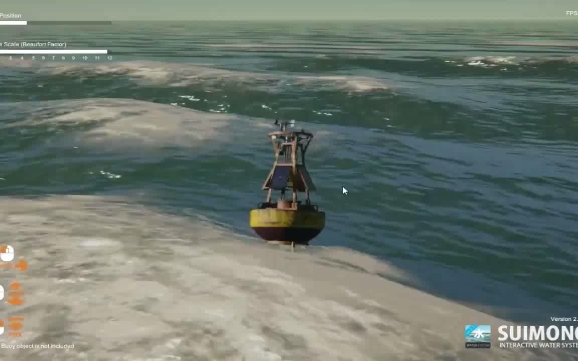 交互海洋水特效系统着色器Unity游戏素材资源