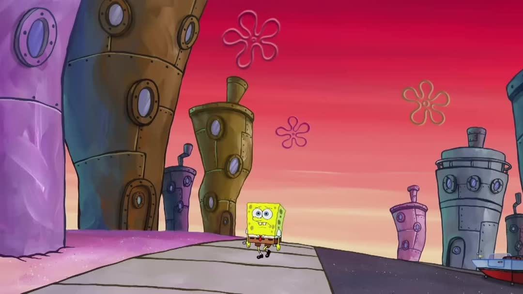 海绵宝宝:海绵宝宝的手受伤了,筷子都拿不起来了,好疼啊