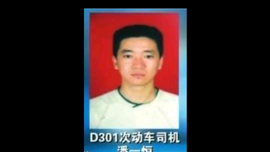 纪念D301次列车司机潘一恒