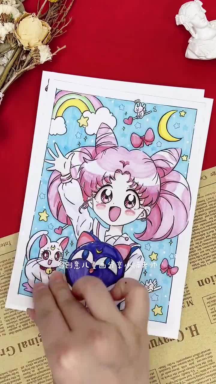 高级动漫半身人物美术范画,丰富动漫课程,循序渐进系统学习~