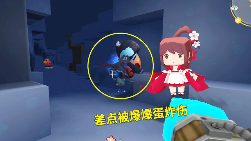 迷你世界极限生存132:小宇找地牢出师不利,差点被爆爆蛋炸伤