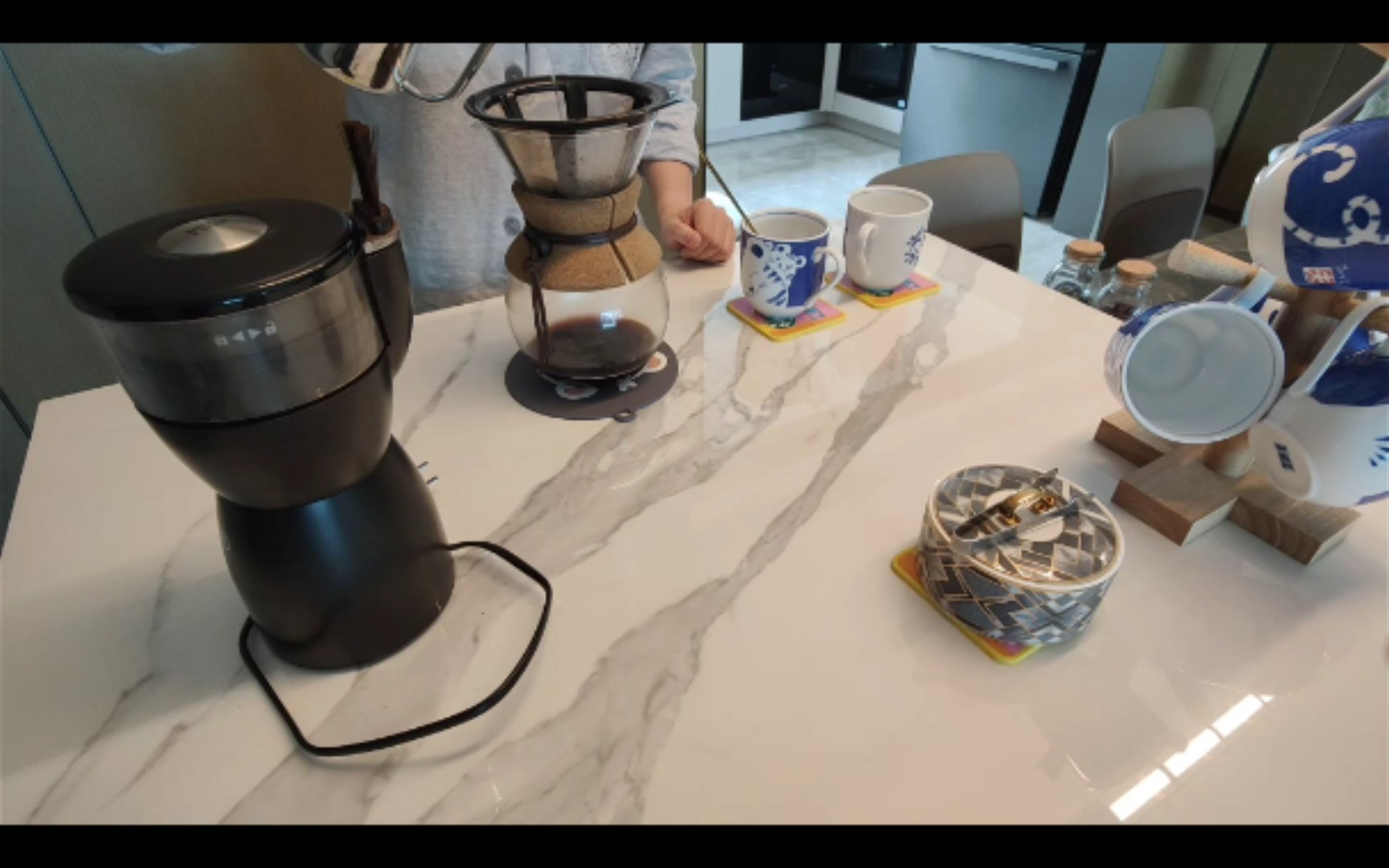 家中简易手磨手冲咖啡,有手即可