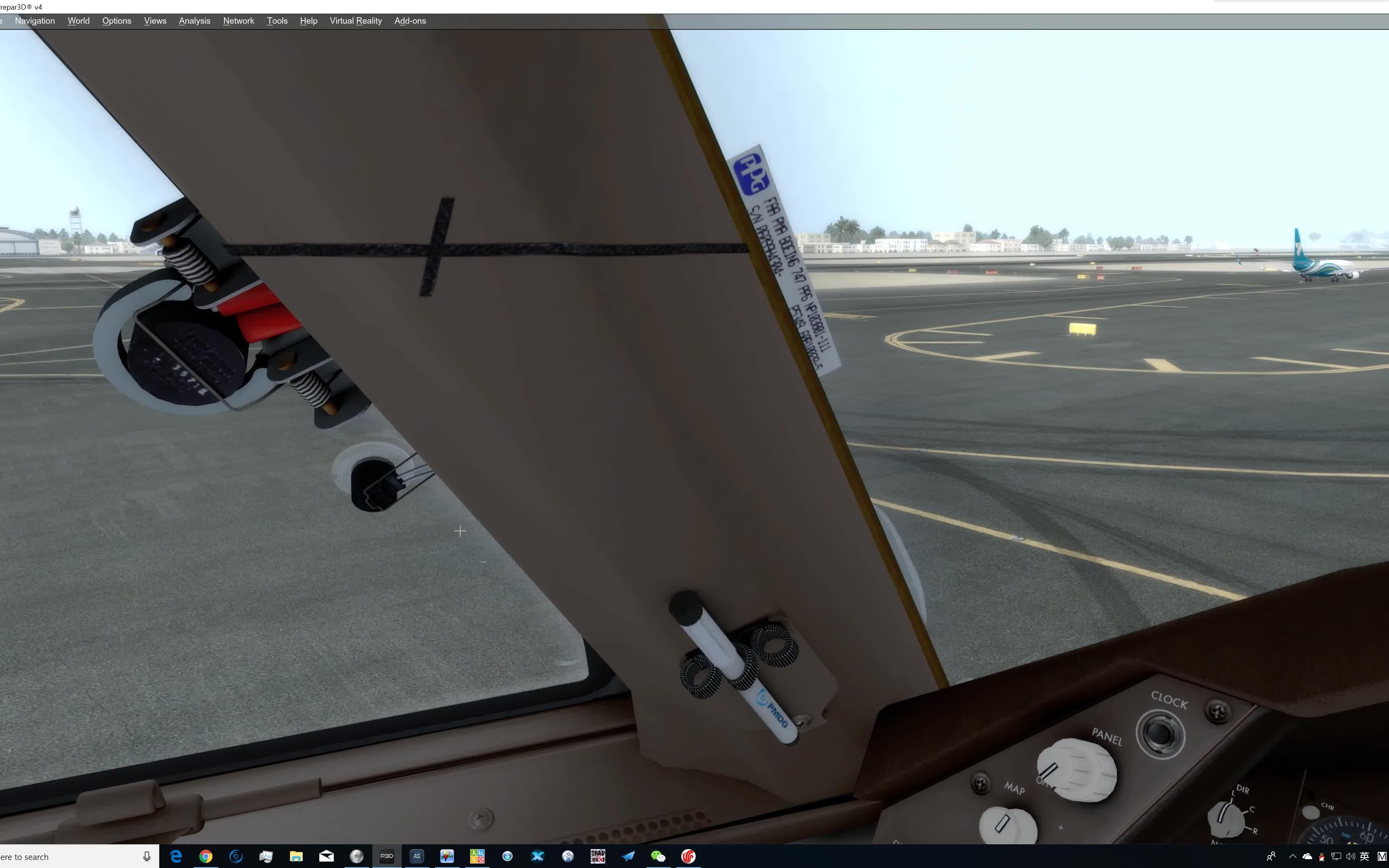 波音747迪拜离场