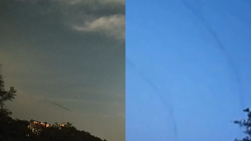 济南5天内2次拍到不明飞行物,天文台:排除流星陨石等现象