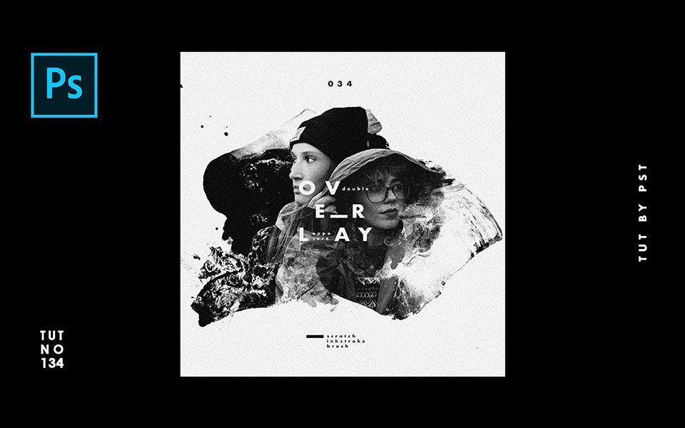 PS教程!轻松搞定水墨风格人物海报!(含素材下载)