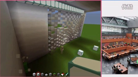 【沫韩解说】我的世界建筑建造-第五期中国国家图书馆新馆 内部动工啦