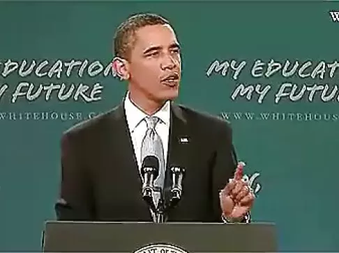 一个美国总统对美国学生的全国演讲