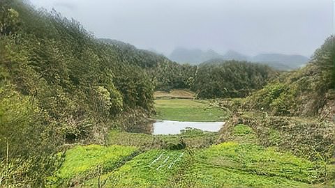 湖北大山里面少见的风水宝地,速发催官催财,笔架山证应龙脉