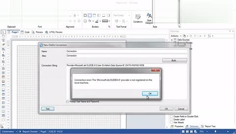 Visual Studio中链接Microsoft Access数据库