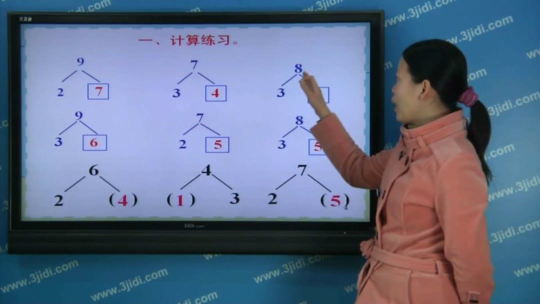 20以内的进位加法整理和复习 一年级数学(上册)