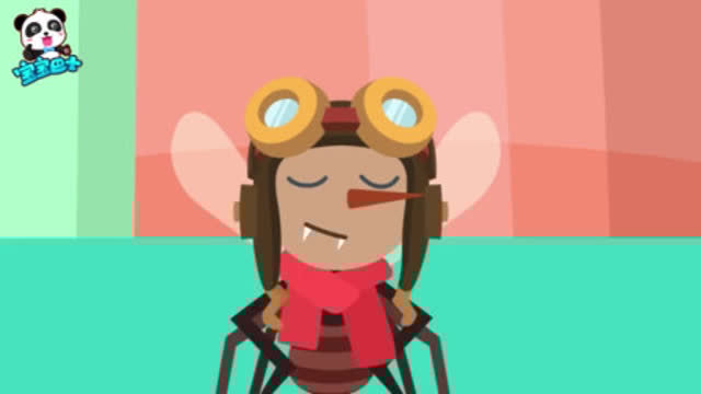 《宝宝巴士儿童安全》小心蚊子,还好有蚊帐,小宝宝差点被蚊子咬了