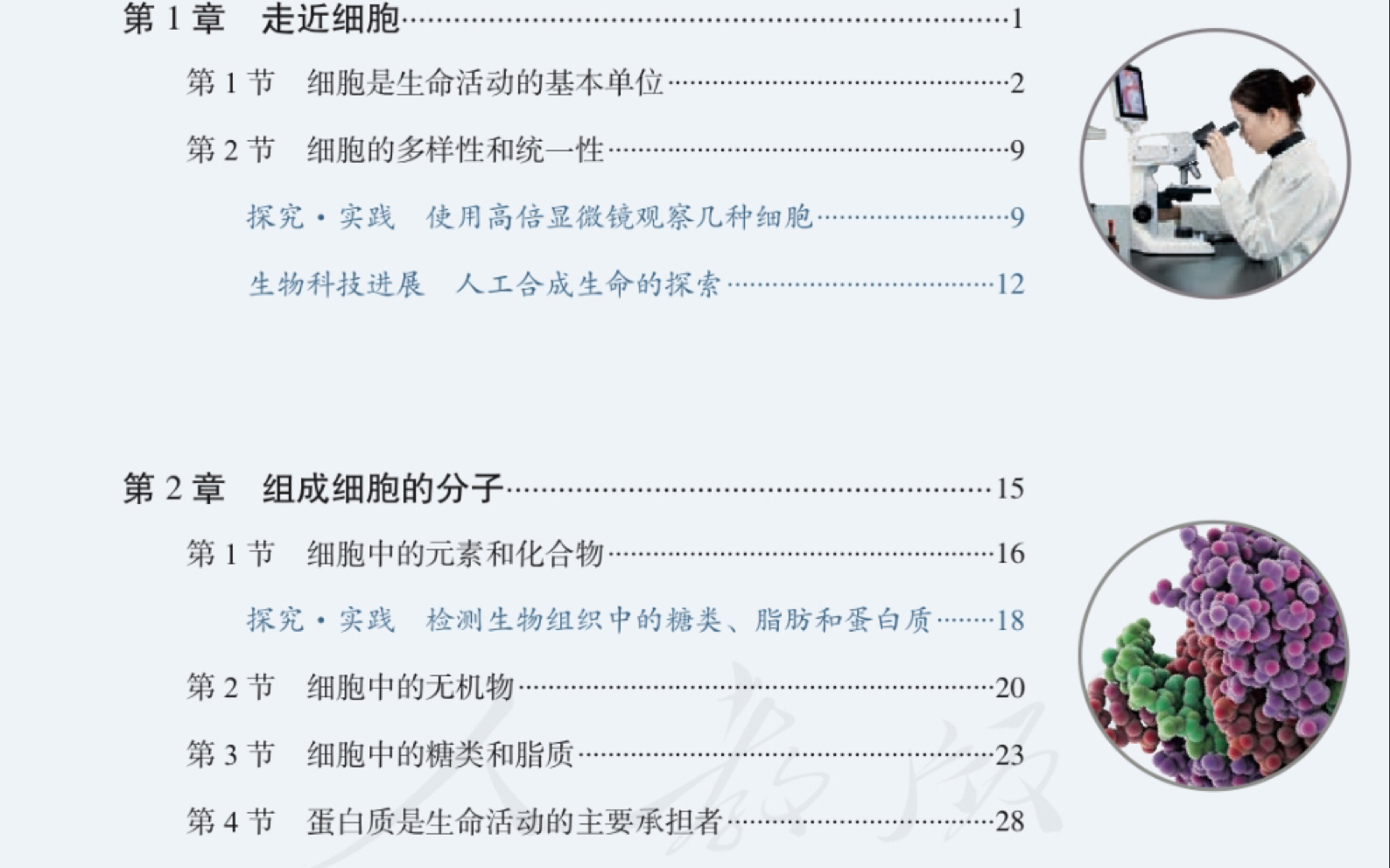 13分钟复习高中生物必修一(上)