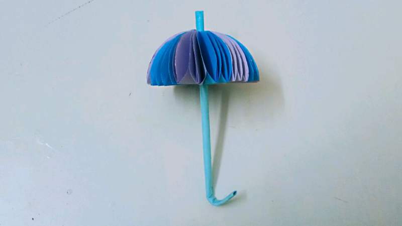 手把手教你折美丽的雨伞,折叠简单关键很漂亮,手工折纸视频教程