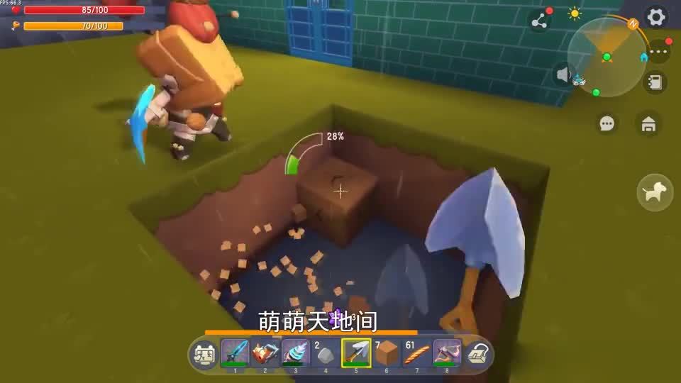 迷你世界:一个陷阱坑了两个人,小墨机智妙计逃脱