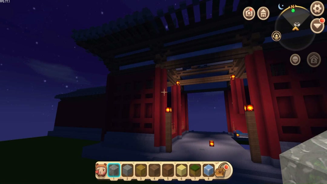 迷你世界:小伙伴的创造模式 竟然建造了这么大一座宫殿