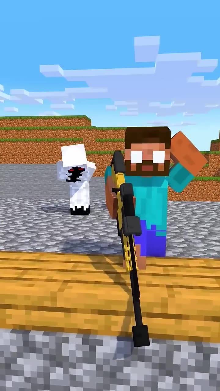 我的世界:Him射不中药水瓶被303嘲笑了,快来帮帮他!