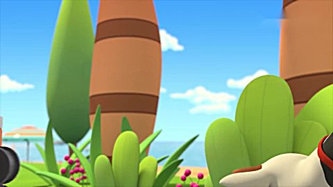 儿童汽车玩具动画:布布警车和鲁鲁救援车火速找回奶牛,避免灾祸.mp4