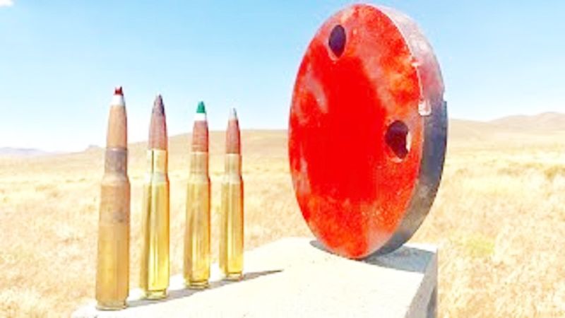 硬度500AR的钢有多硬?拿把机枪测试就知道了!超乎你想象