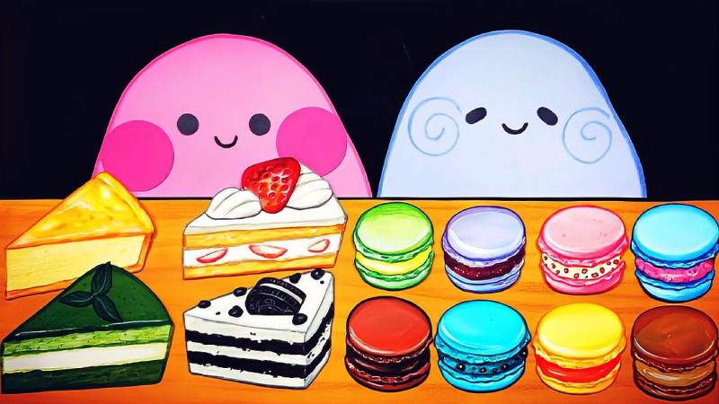 定格动画 治愈系美味甜点(二)创意手绘动漫