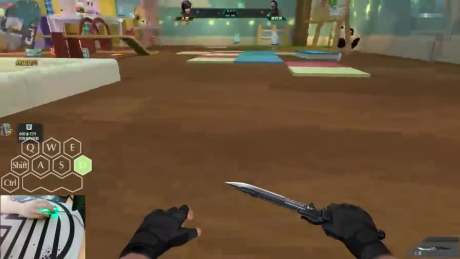 「生死狙击身法教学12」1分钟教你弹连-蹲连!高速移动身法!细致键盘...