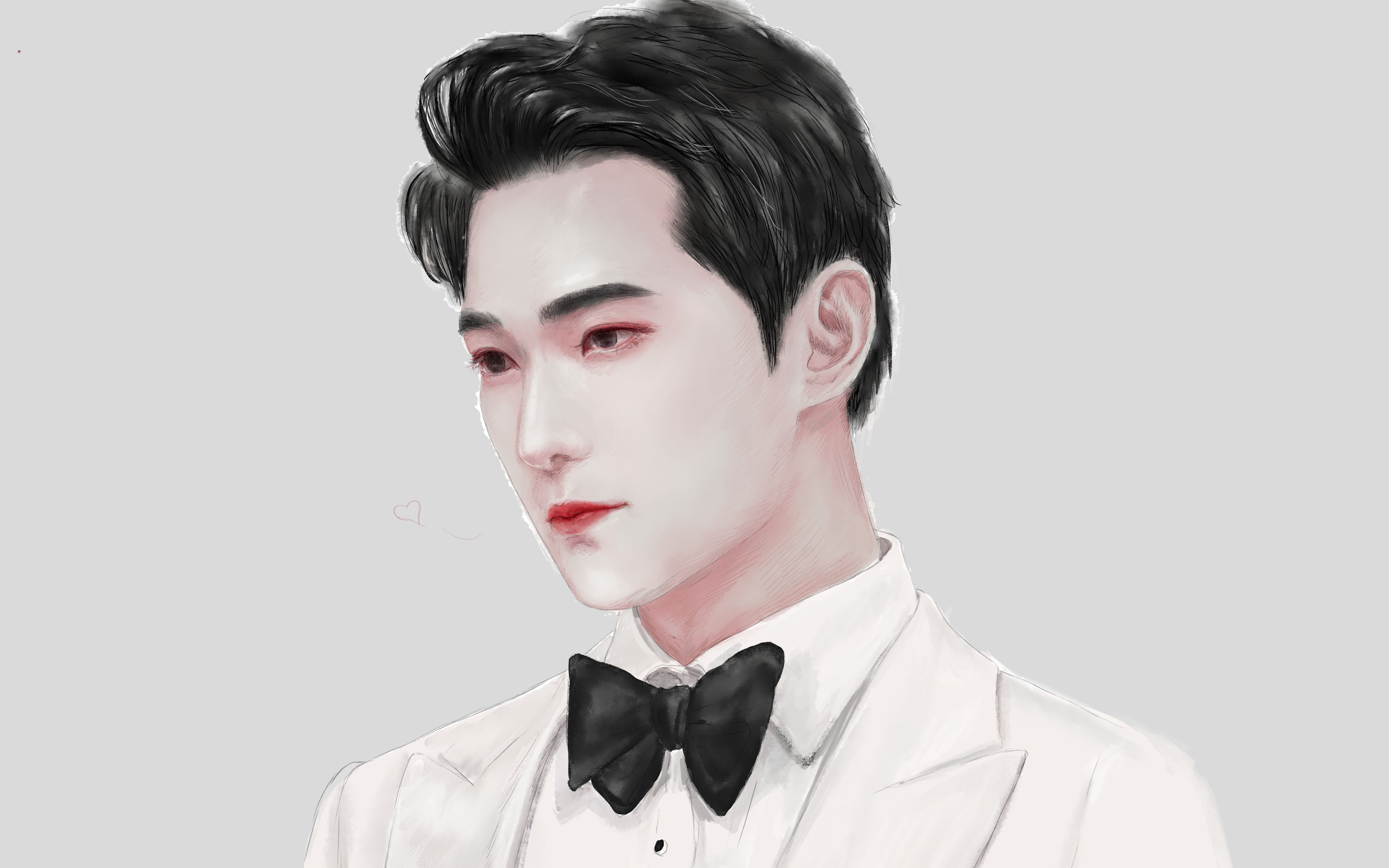 没有技术没有笔触最简单粗暴的绘画.练习,画一只杨洋