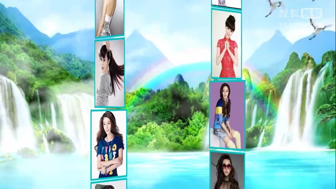 图片上下相对旋转效果