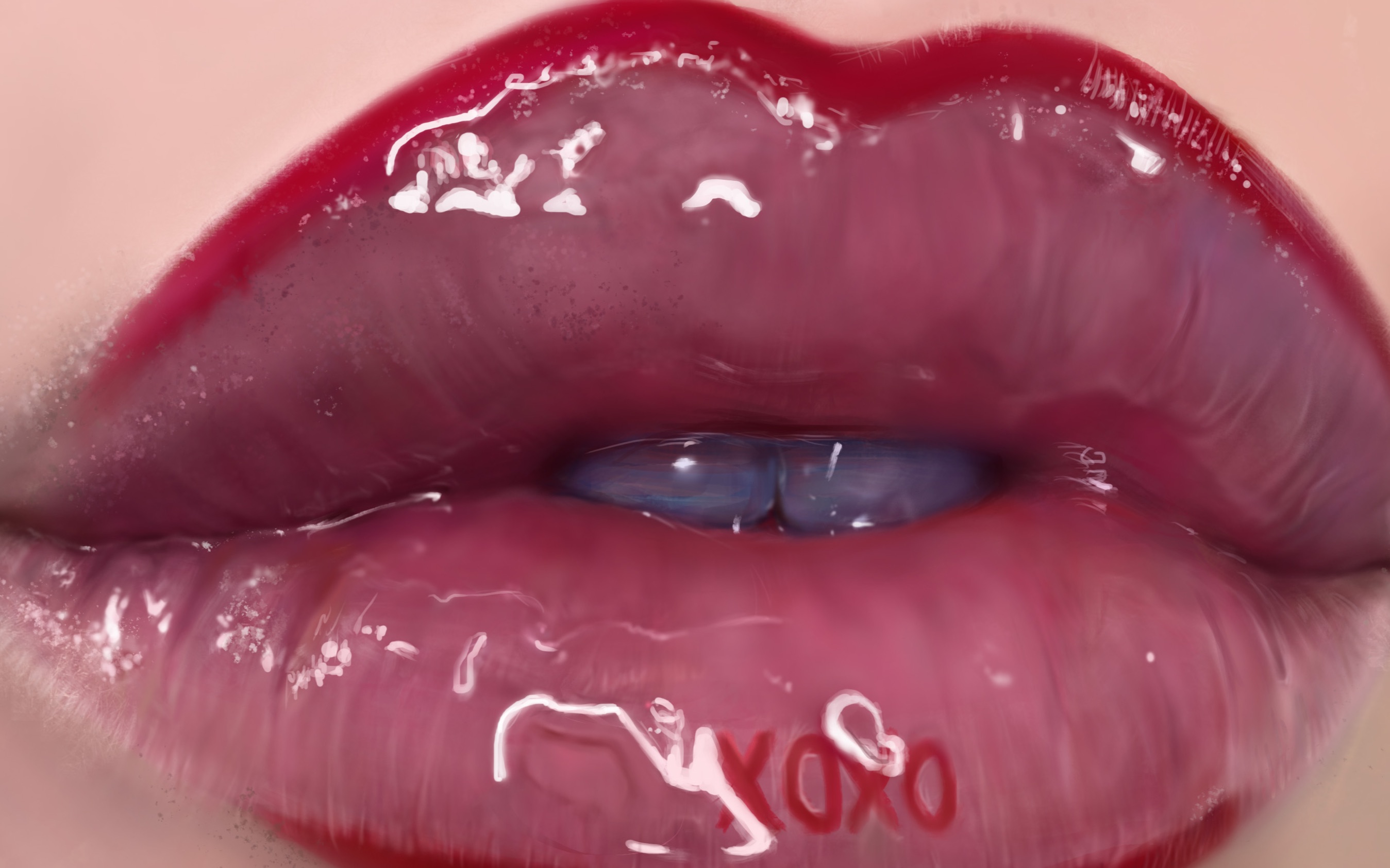 【板绘】昨天看评论说这口红是YSL407?怎么不是秃头牌?群里第三周...