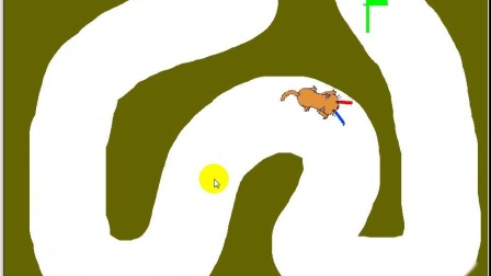 自动寻路_Python精灵模块_颜色碰撞示例_李兴球博客