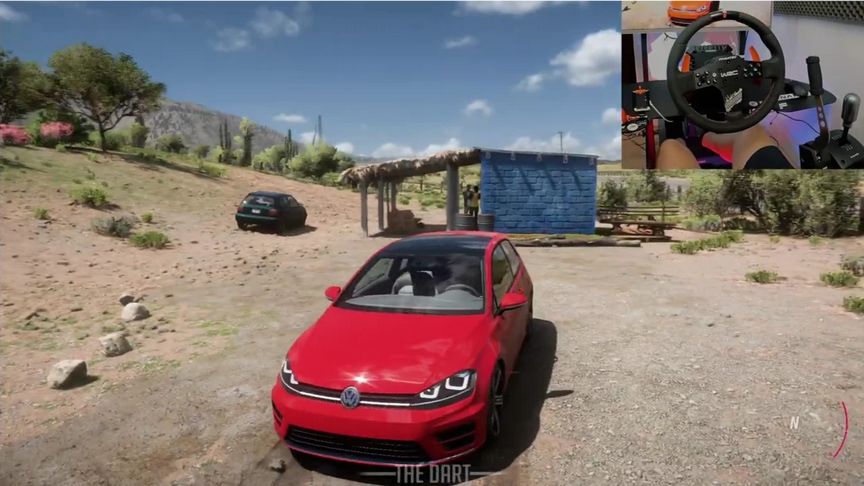 模拟驾驶大众高尔夫,小钢炮跑起来