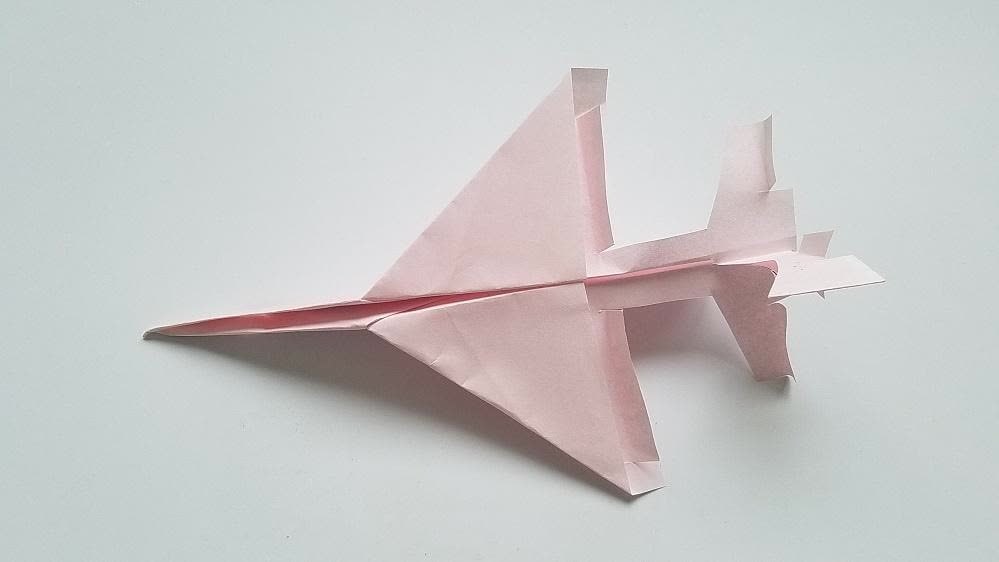 儿童手工折纸仿真飞机,简单好玩漂亮,折纸王子教程