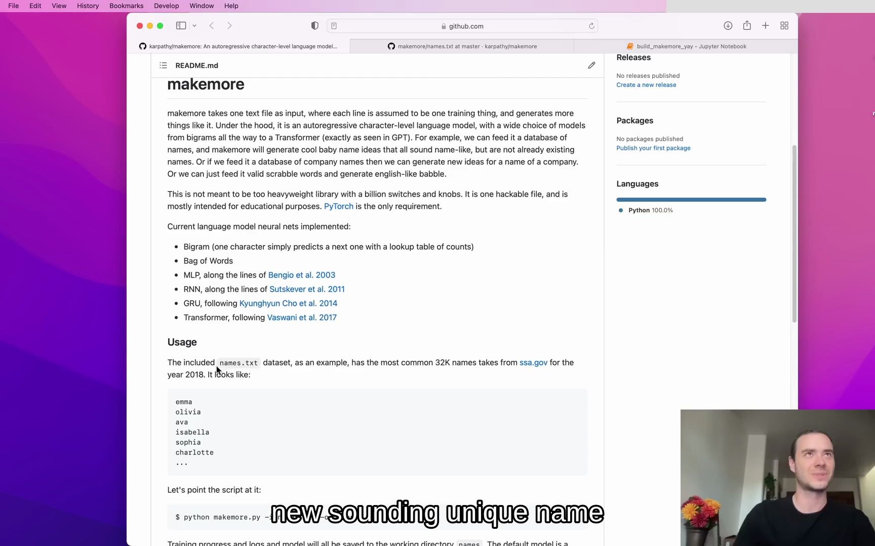 神经网络大师课:从零开始手写GPT(2)