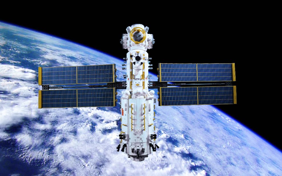 【定格动画】我用积木造了台核心舱!森宝空间站核心舱模玩分享