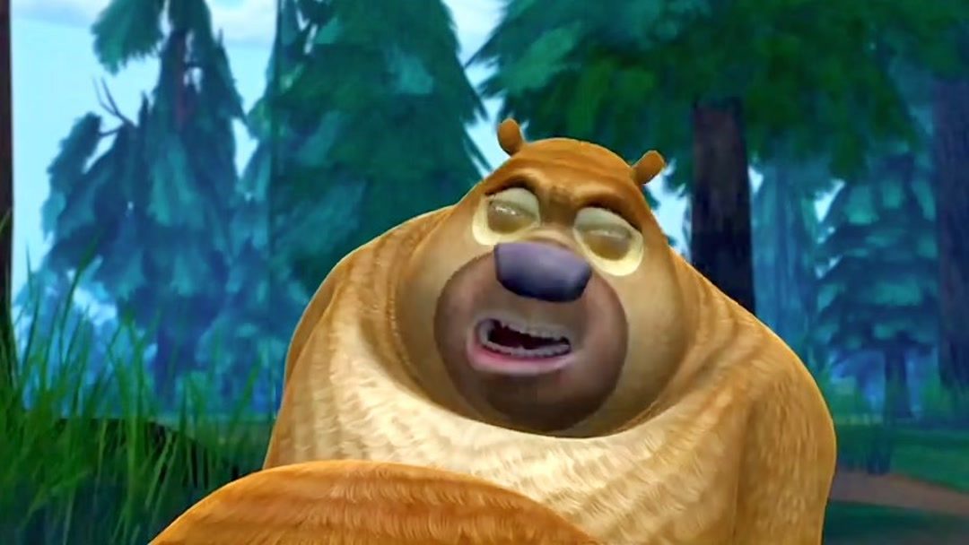 我和老师说,身边的死党都爱看《熊出没之丛林总动员》森林之王 #押韵#