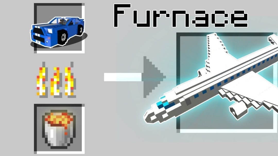 欣妍游戏 我的世界 如何使用融化车制造出一架超级飞机