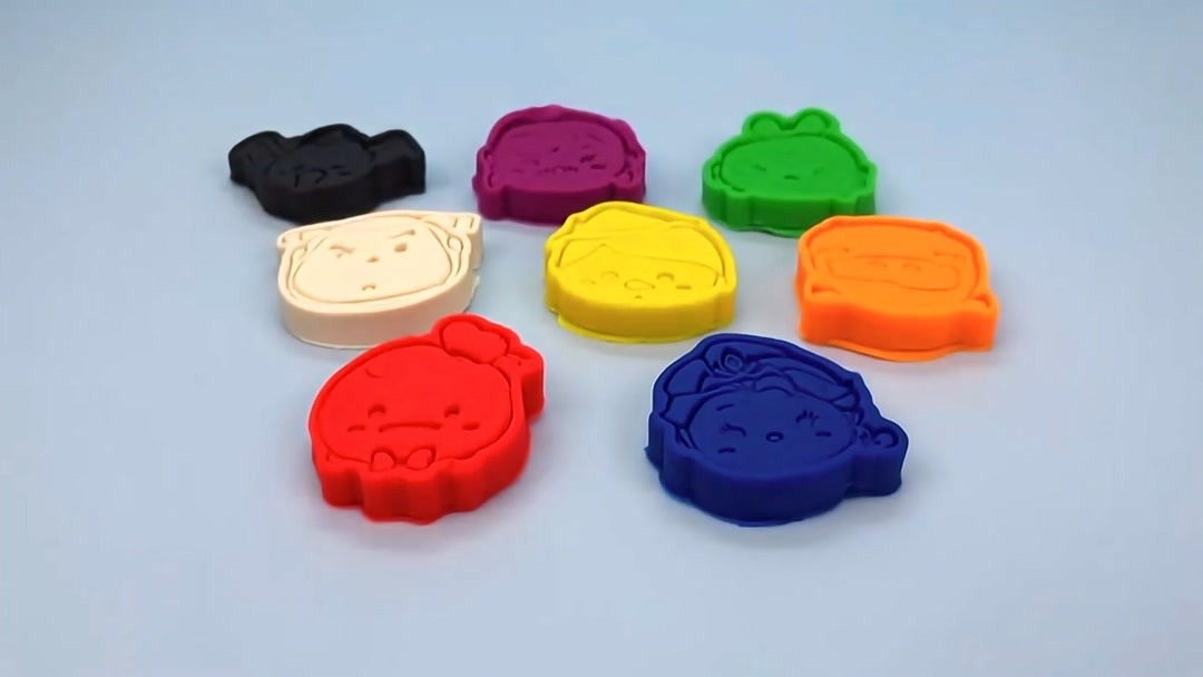 彩泥制作可爱的小花猫