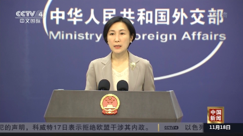 [中国新闻]中国外交部:中国始终坚持维护世界和平 促进共同发展