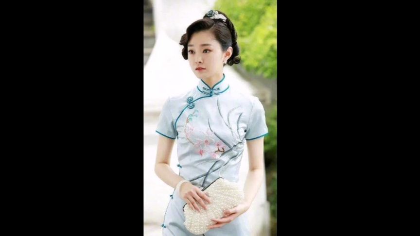 旗袍的裁剪方法图纸制作教程简单零基础给自己做一件吧图解1:1