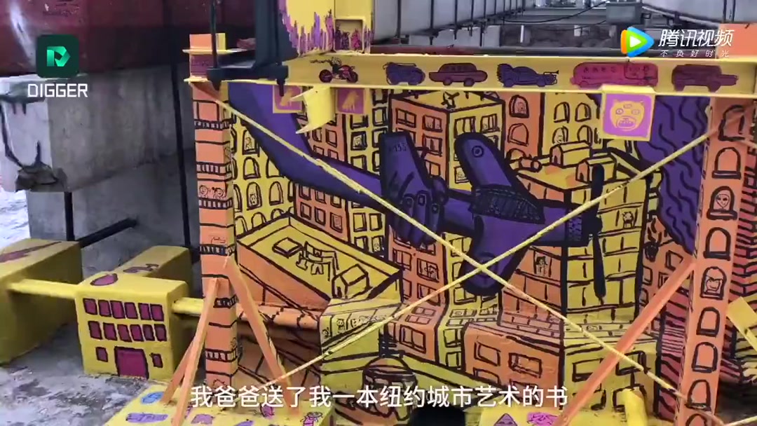 他把墨西哥城所有的墙当成了画布