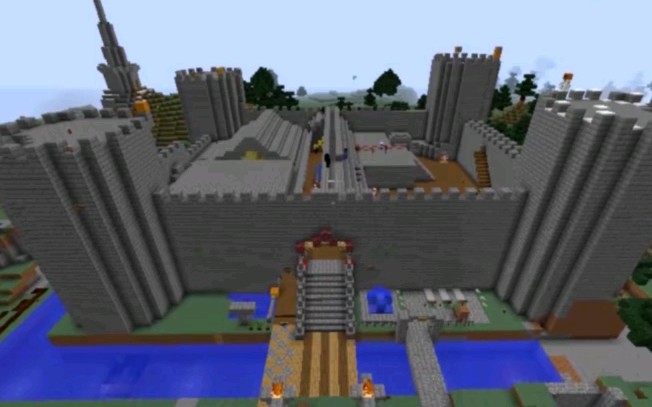 《我的世界》100名大神生存模式用3小时建了一座堡垒