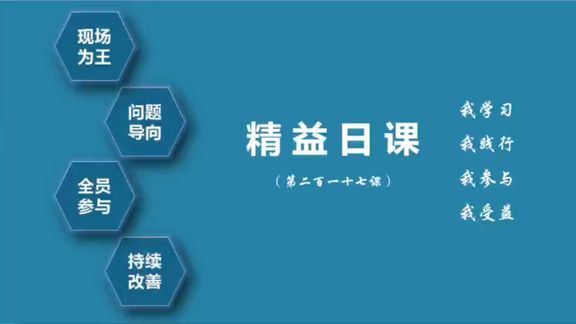 精益管理每日一课二百一十七