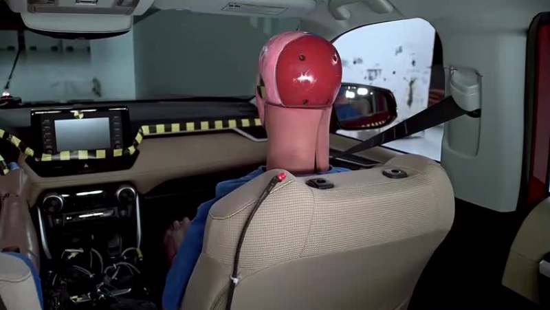 2019丰田荣放IIHS碰撞测试 Toyota RAV4