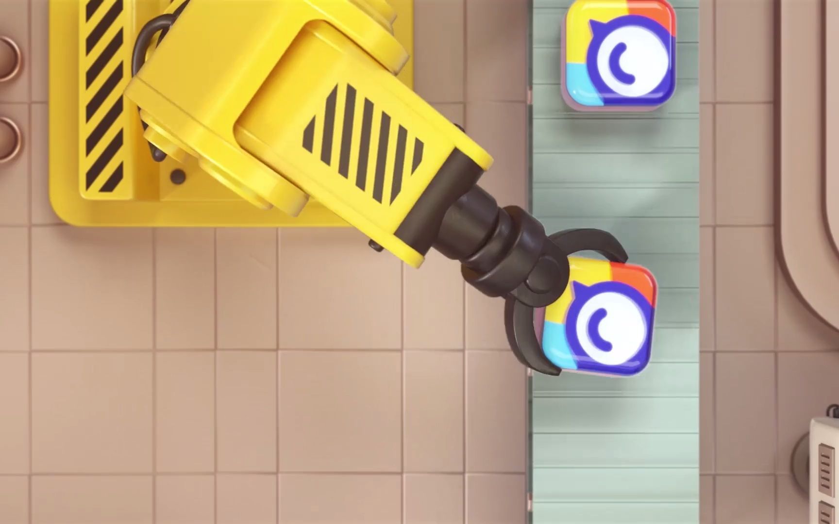 有趣的C4D小场景MG动画,很有意思的一种设计方式