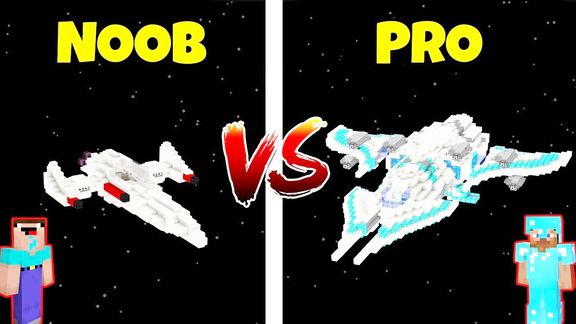 我的世界动画:MC世界中的宇宙飞船之战